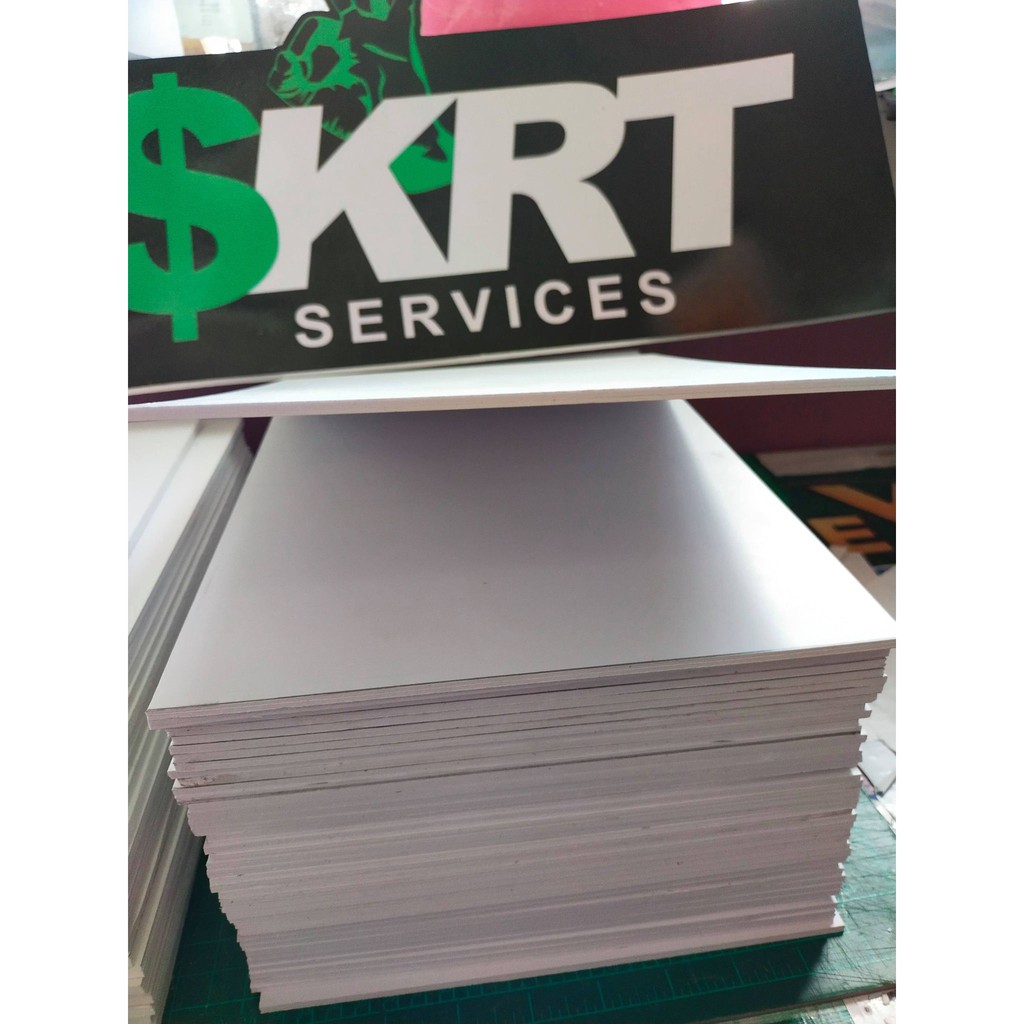 A4 SINTRA BOARD ORIGINAL LITE WHITE 3mm/5mm 5pcs. | Shopee Philippines