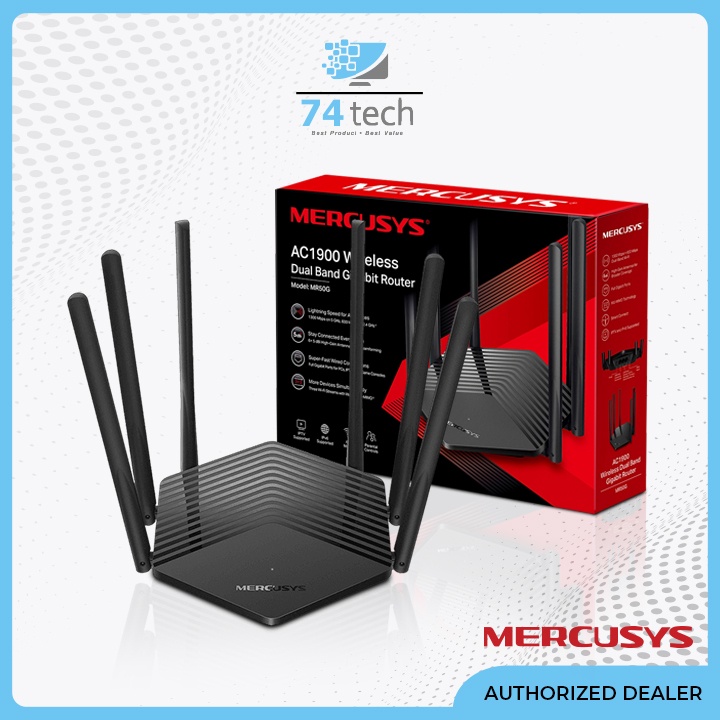 Mercusys MR50G AC1900 Wireless Dual Band Gigabit Router | Shopee ...