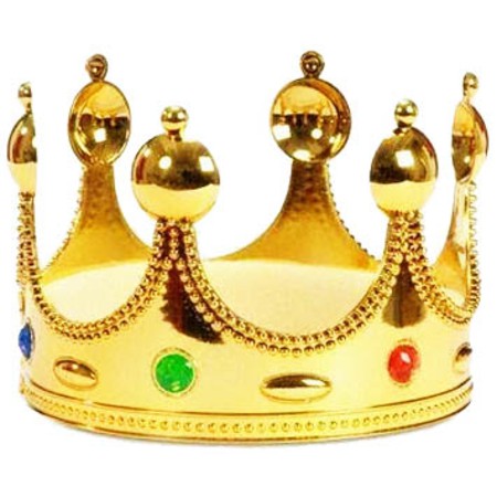 Golden Prince Crown Can Be Worn By Both Children And Adults. | Shopee ...