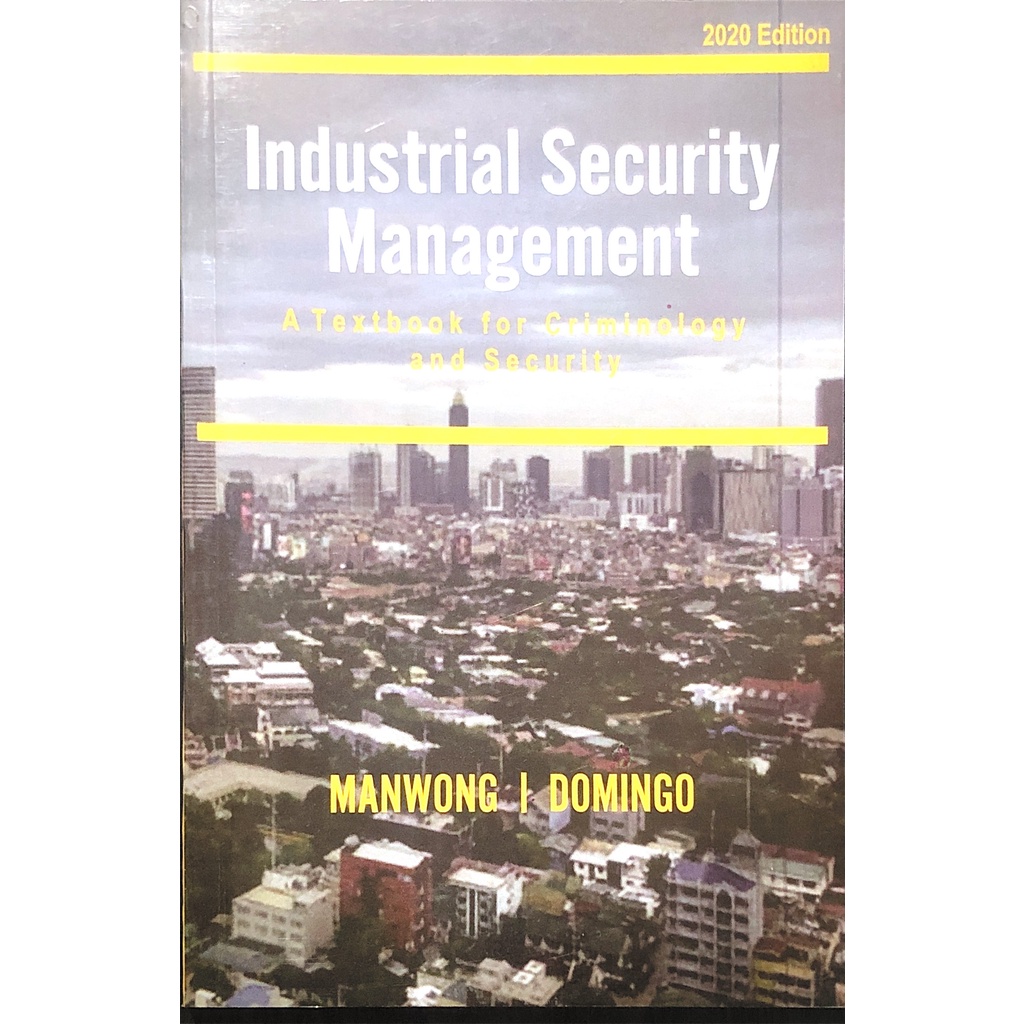 Industrial Security Management A Textbook for Criminology and Security ...