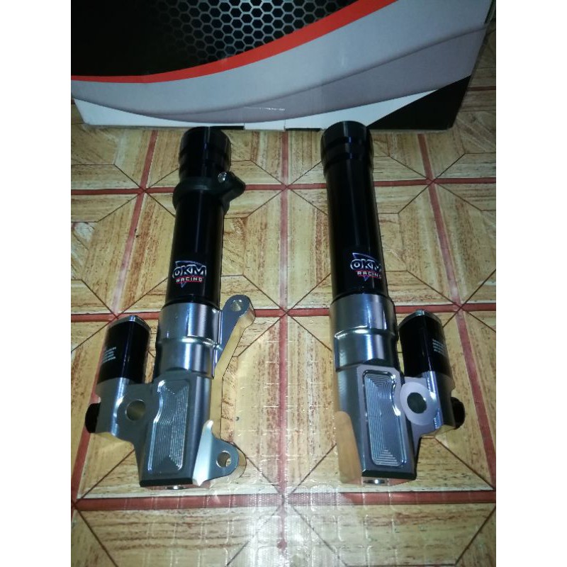 Honda Click v2/v1 genio/scoopy/beat fi v2 outer tube okm racing (black ...