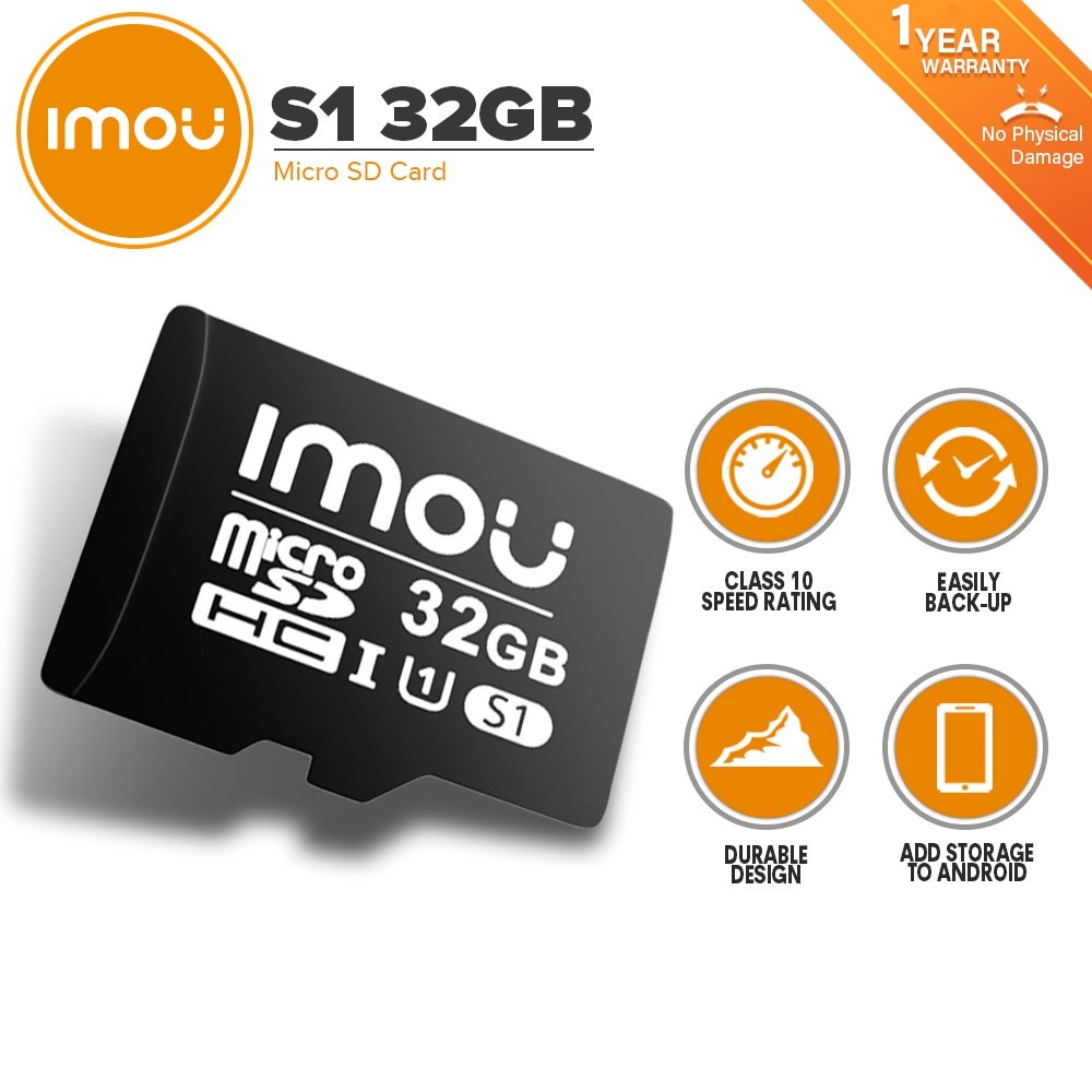 Imou Dahua 32/64 GB SD Card Exclusive Micro SDXC Card For Surveillance | Shopee Philippines