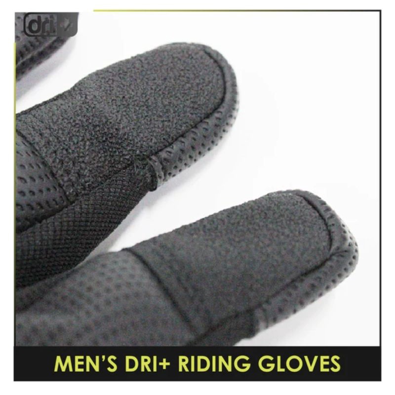 Burlington Dri Plus White Carbon Embroidered Full Finger Touch Screen ...