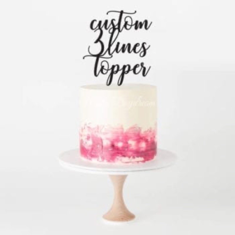 Custom Greeting cake topper | Shopee Philippines