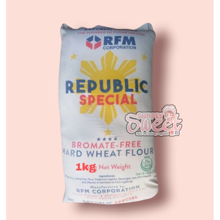 Bread flour / first class flour (1kg) | Shopee Philippines