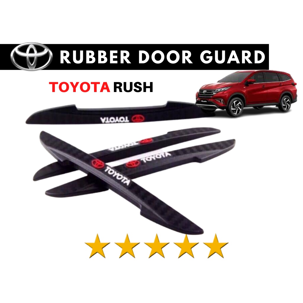 TOYOTA RUSH Rubber door guard / Black rubber door guard / Car door ...