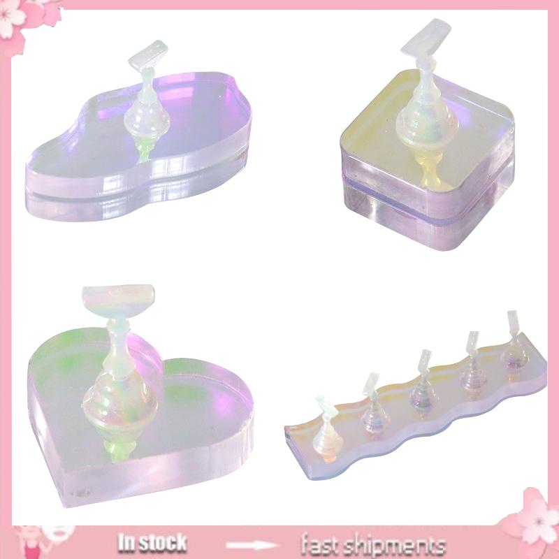 YOI Nail Stand False Nail Tips Holder Magnetic Nail Practice Stand ...