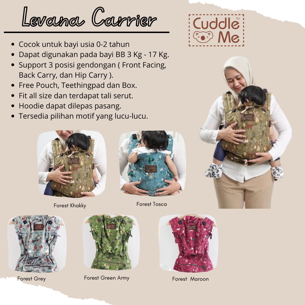 Light) Cuddle Me Levana carrier Baby carrier SSC mehtai Newborn ...