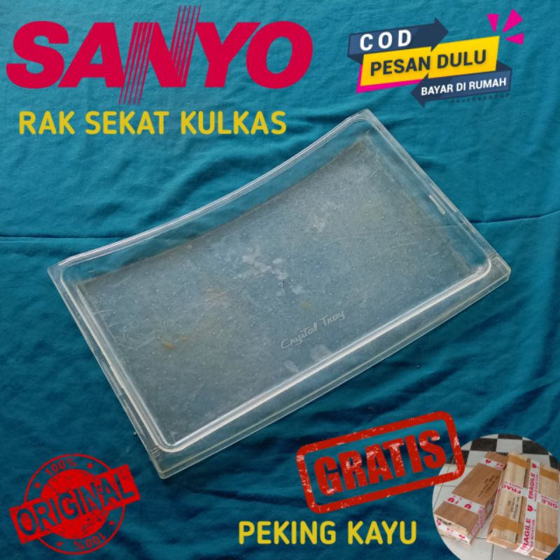 SANYO REFRIGERATOR SHELF CENTER SHELF SHELF SIZE 45.5 X 28 CM ORIGINAL ...