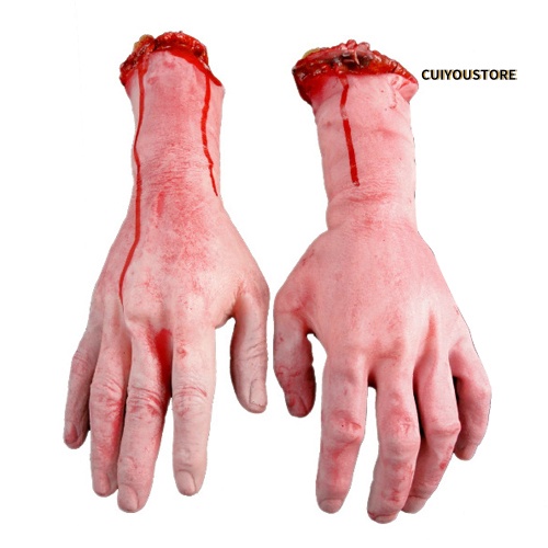 Vivid Human Arm Hand Bloody Dead Body Parts Haunted House Halloween ...