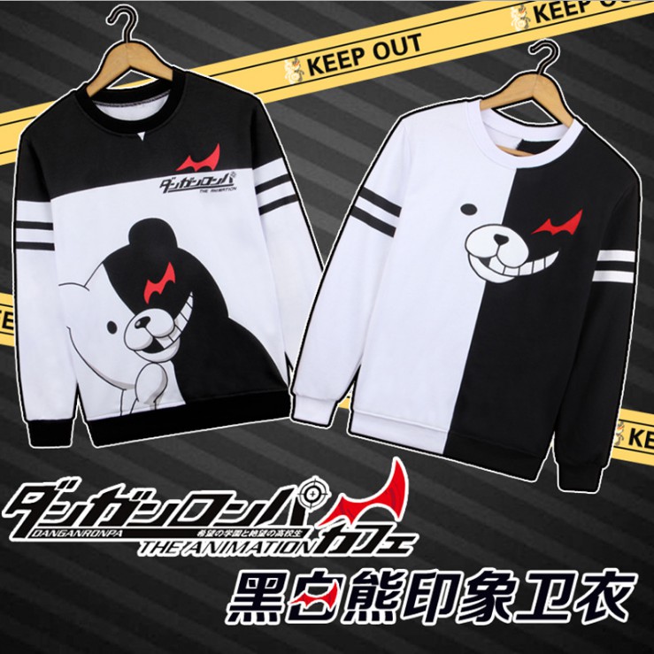 Danganronpa: Trigger Happy Havoc Monokuma Men Cosplay Hoodie | Shopee ...