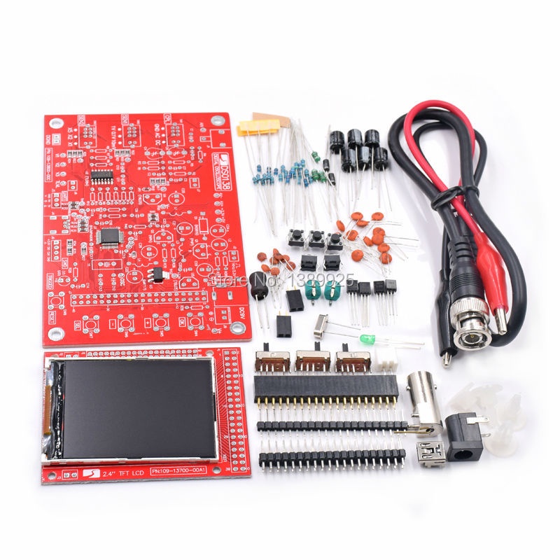 DSO138 DIY Digital Oscilloscope Kit SMD Soldered 13803K Version ...