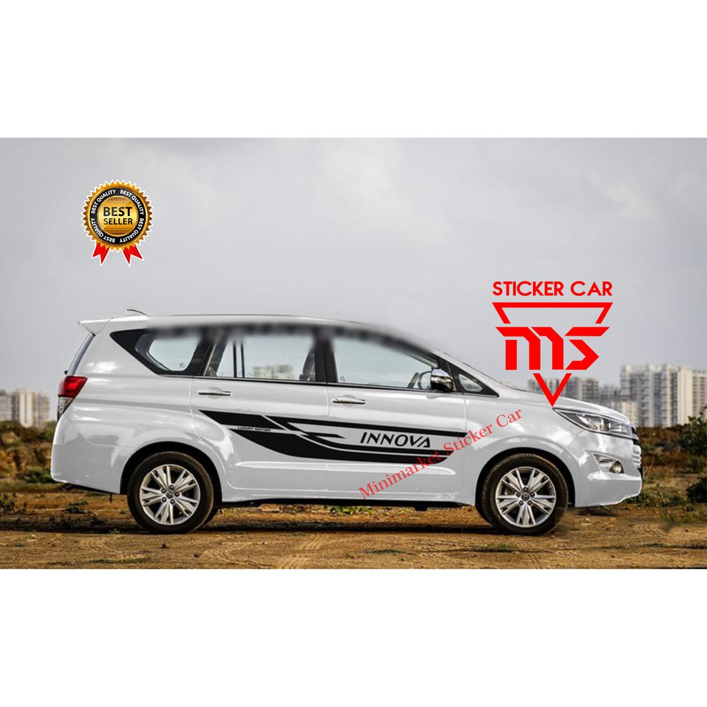 INNOVA STICKER TOYOTA INNOVA REBORN CUSTOM TEXT CAR STICKER CAN BE ...