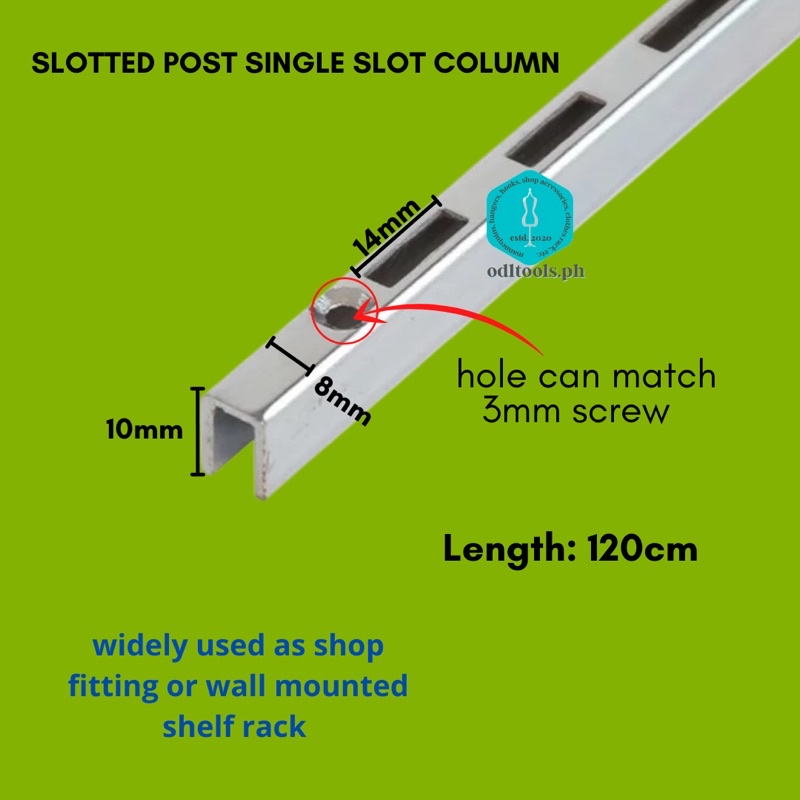 Slotted Post/Flat Bar/Bracket/Connectors DIY Shop Fitting and Wall ...