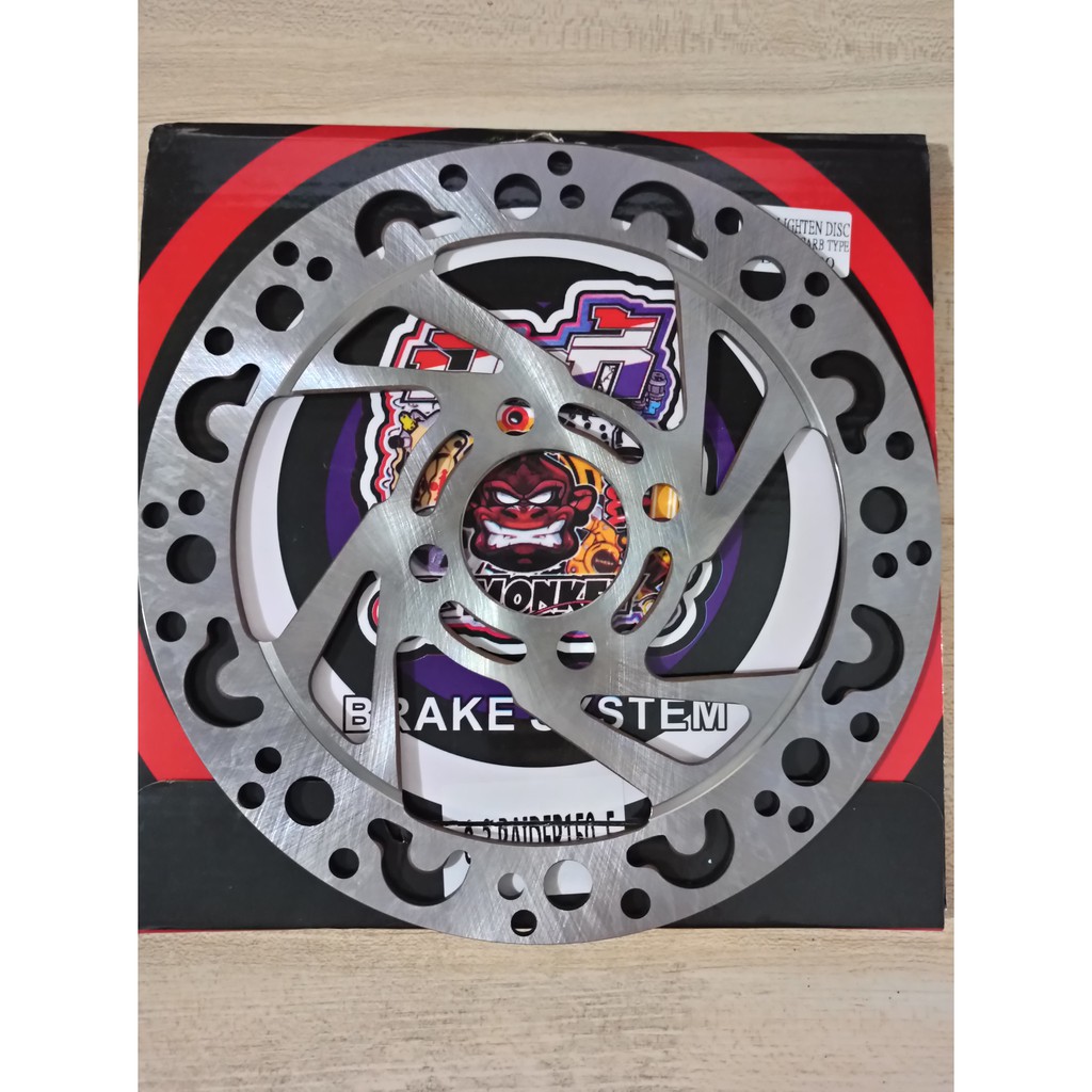 Lighten Disc FRONT with Bracket Black (Raider 150 Carb Type) HUN Racing ...