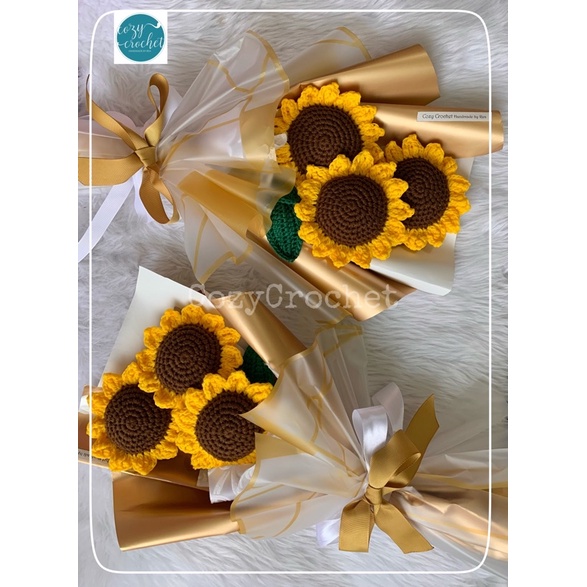 Crochet Flower Bouquet l HANDMADE| BIG BOUQUET | Shopee Philippines