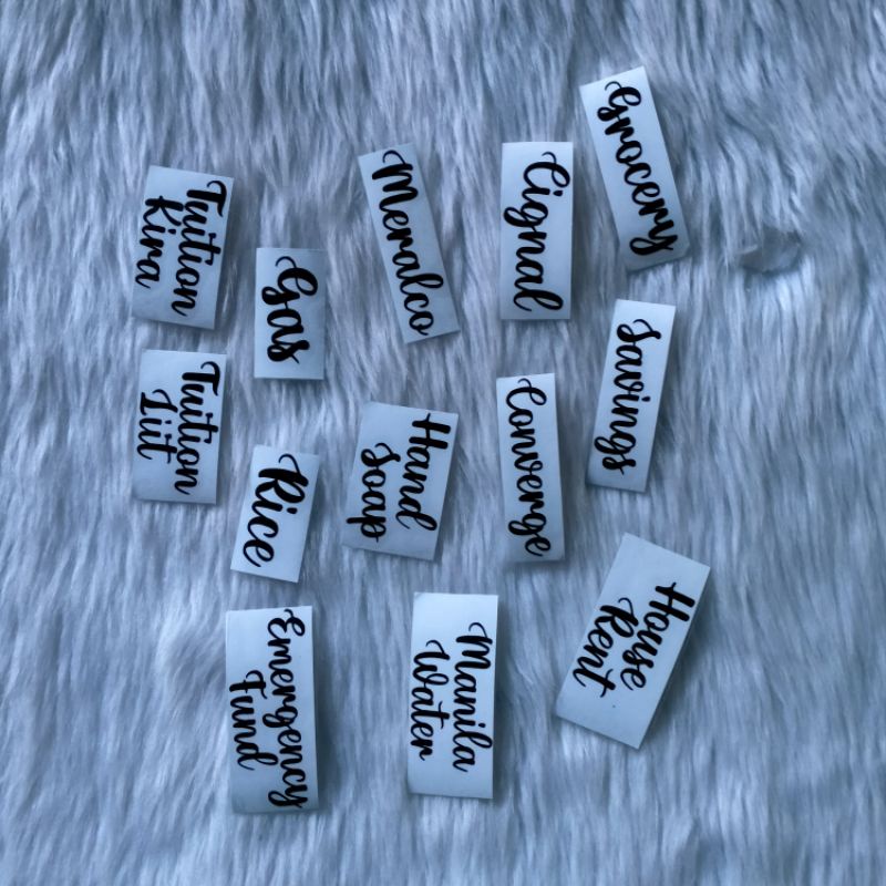 Customized Decals Sticker Label (Basic Color) *KINDLY READ THE ...