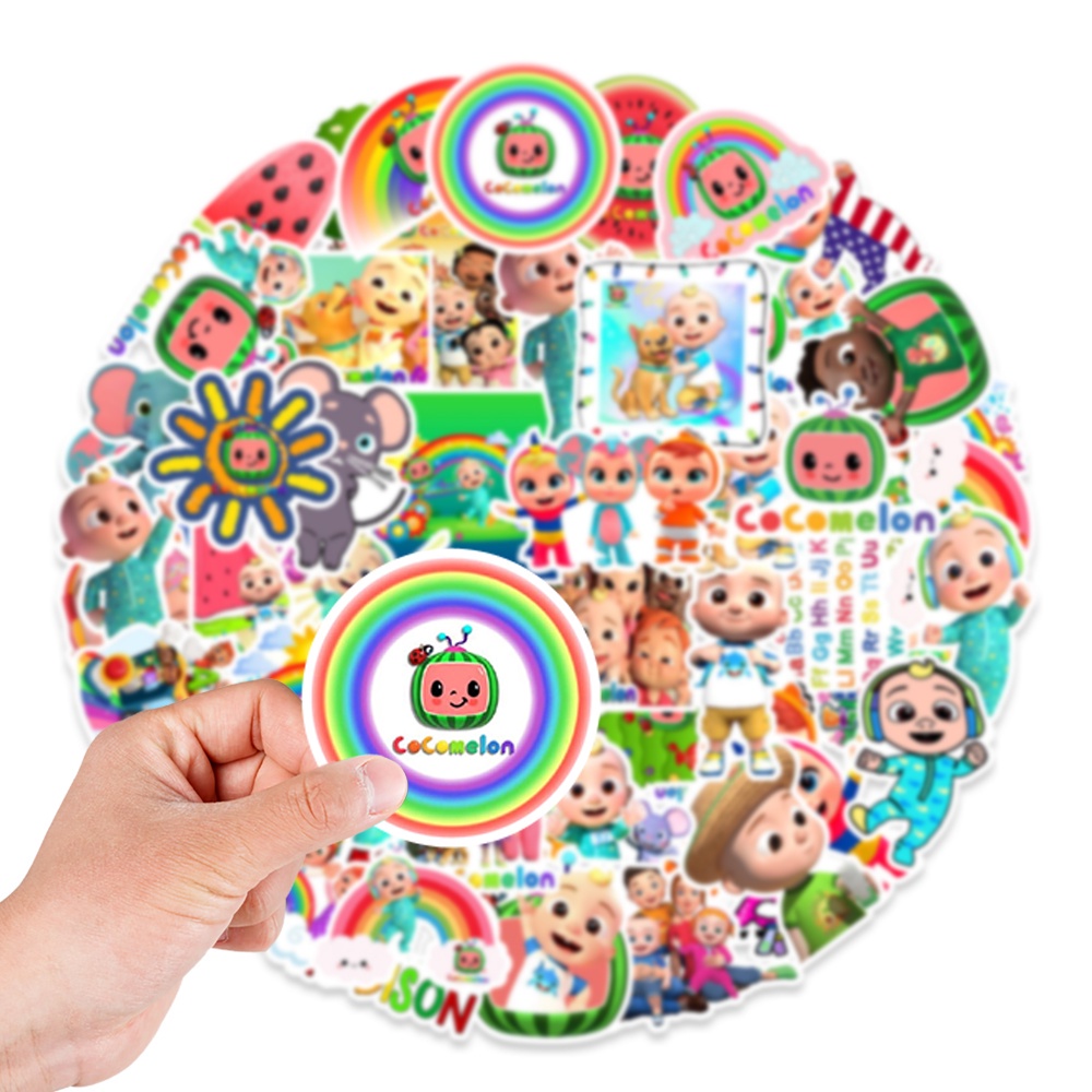 Cocomelon Coco Melon Cartoon USA KIDS Anime sticker Waterproof ...