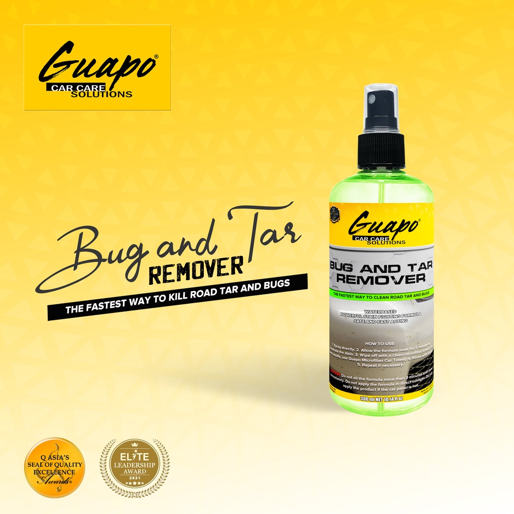 Guapo Car Care Solutions Bug and Tar Remover / Asphalt Remover / Road Tar Remover / Bug ...