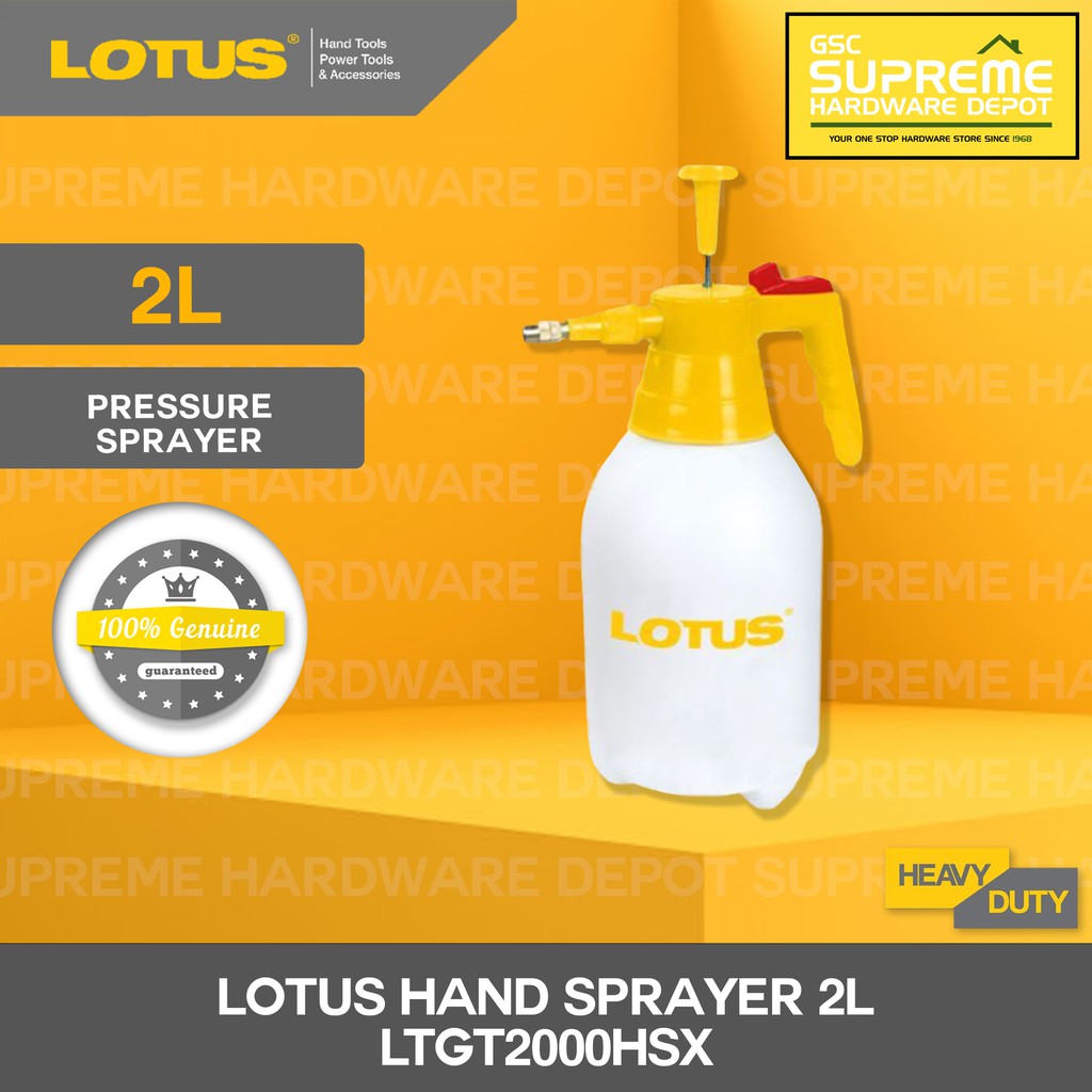 Lotus Hand Pressure Sprayer 2L LTGT2000HSX | Shopee Philippines