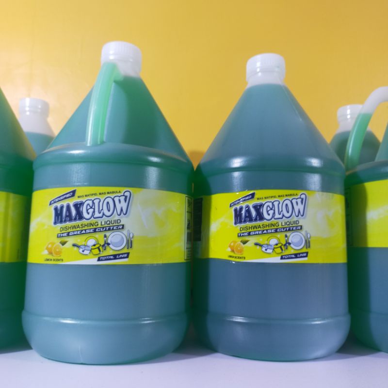 Maxglow Dishwashing Liquid Soap 1 Gallon | Shopee Philippines