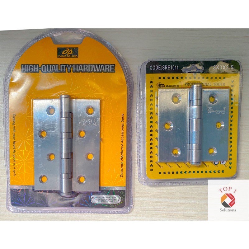 Stainless Hinges (SUS-304D) | Shopee Philippines