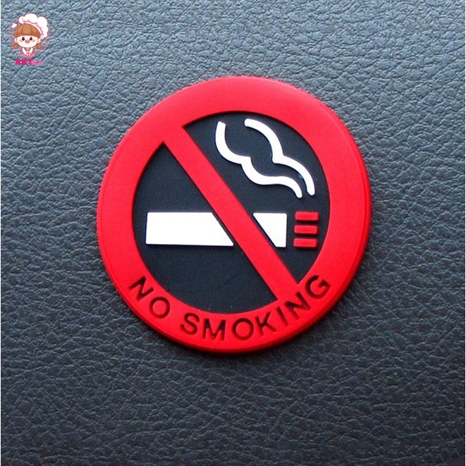 No Smoking Stickers Cute Personality Funny Warm Reminder Warning Label ...