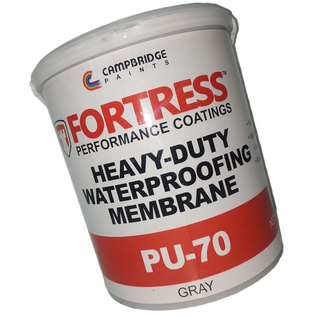 ( 4 LITER ) CAMPBRIDGE FORTRESS PERFORMANCE COATING PU-70 GRAY HEAVY ...