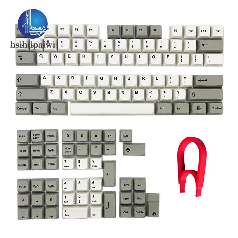 XDA Profile Keycaps 121 Retro PBT Key Cap Cover Set Dye Sublimation for ...