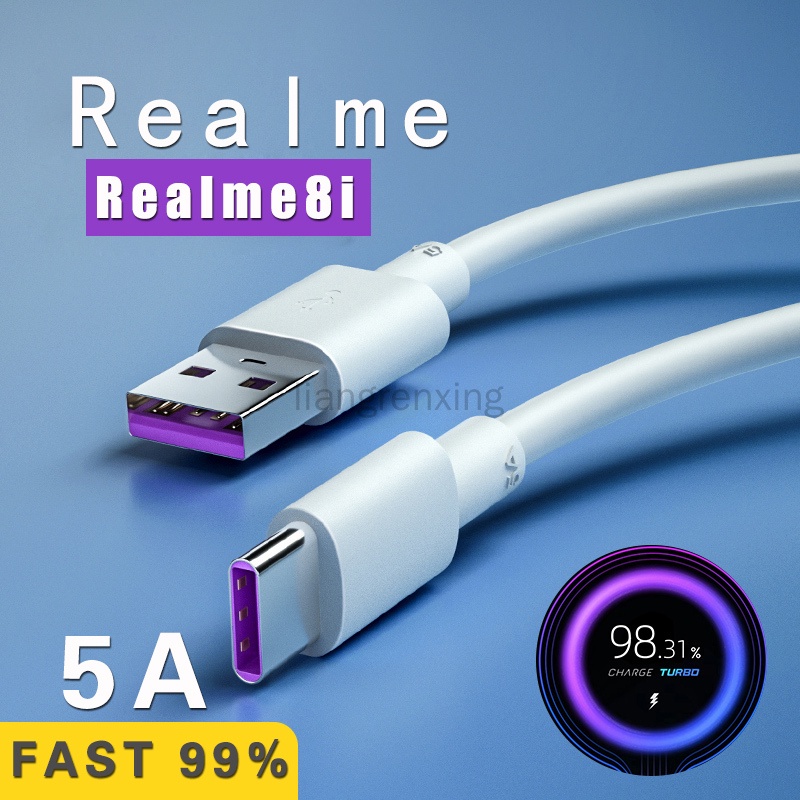 FOR Realme 8i Type-C Charging Cable 5A Data Line 100% Pure Copper High ...