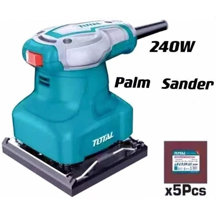 TOTAL Tool Palm Sander 240w TF2231106 industrial Finishing Sander ...