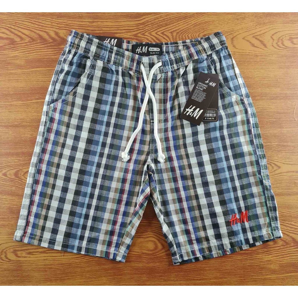 SALE COTTON SHORT FOR MENS HIGH QUALITY CHECKERED SHORT WITH 3 POCKETS ...