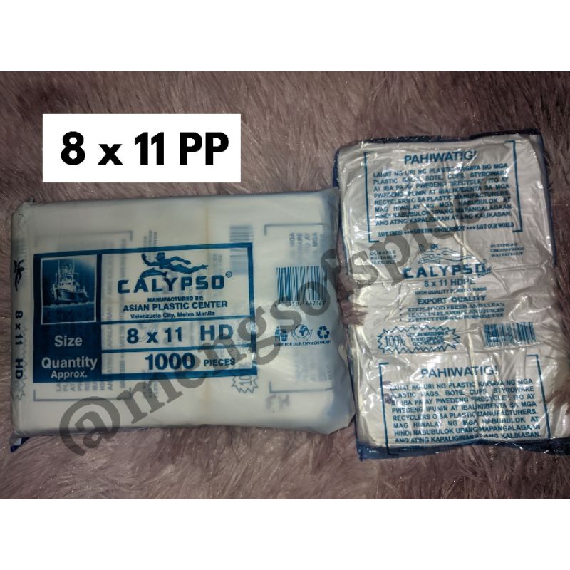 Plastic labo 8 x 12 HD Calypso 100 pieces | Shopee Philippines