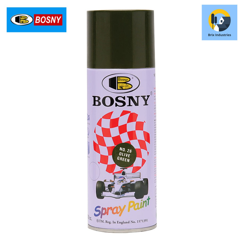 Bosny Spray Paint Solid Colors Acrylic Spray Paint Multiple Variations ...
