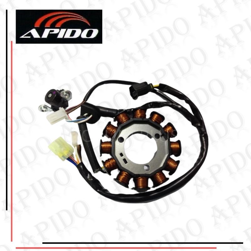 Stator Coil Assembly - Vega Force Fi/Sight 115, RS150, Mio MX125/MXi125 ...