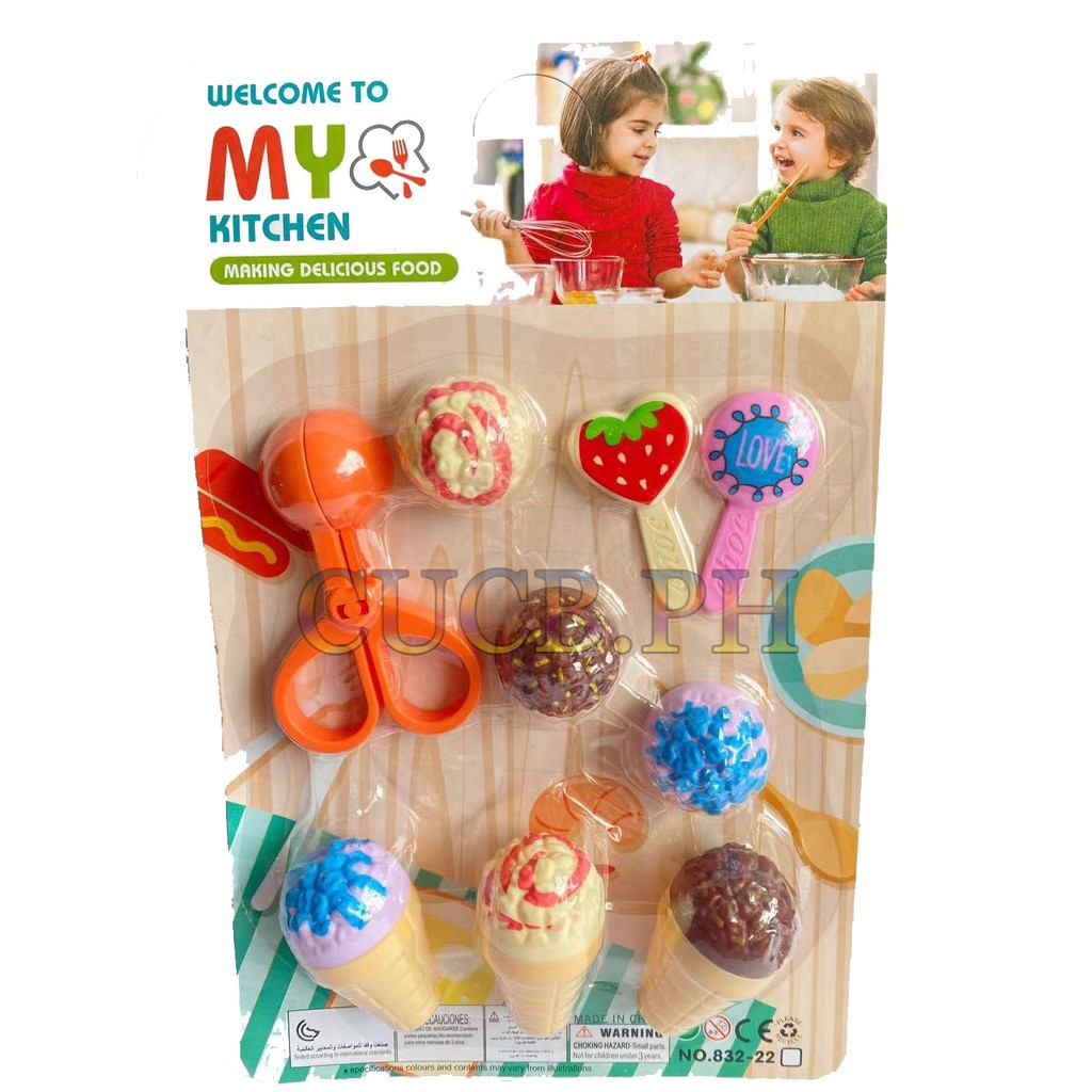Children's ice cream toy set combination simulation ice cream toy ...
