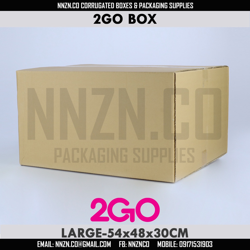 NNZN TWO GO Express Size Corrugated Boxes Shipping Box Mailing Box ...