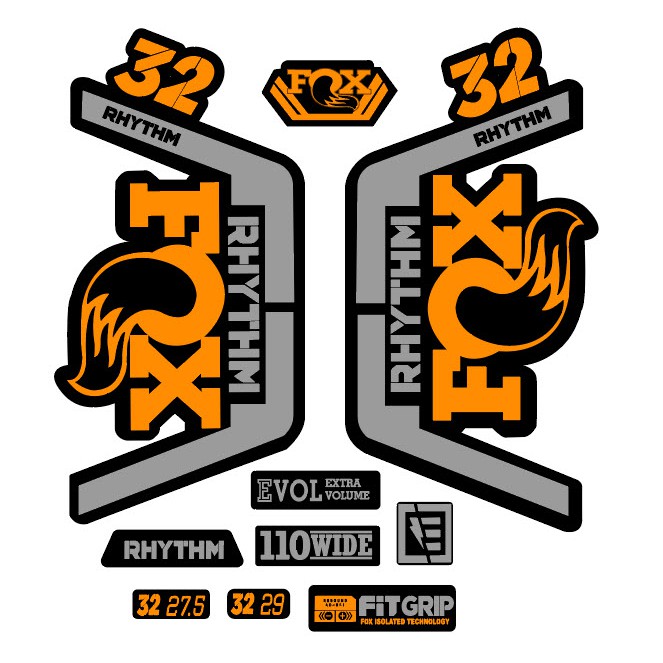 Fox 32 Rhythm Fork Decals | Shopee Philippines