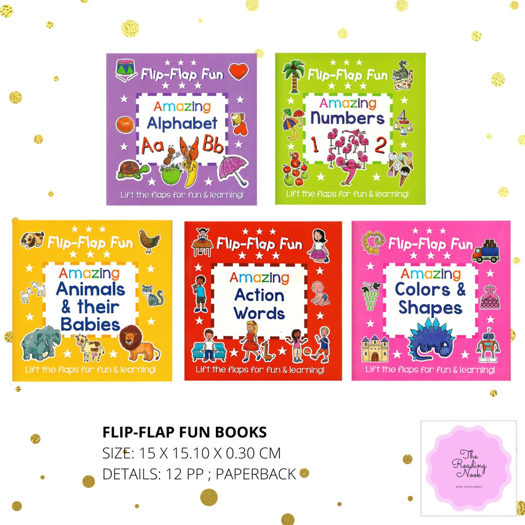 FLIP-FLAP FUN BOOKS FOR EARLY LEARNERS | Shopee Philippines