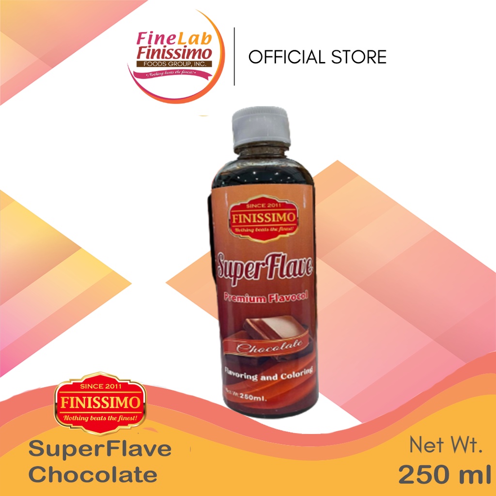 Finissimo SuperFlave Food Flavoring and Coloring Chocolate 250 ml ...