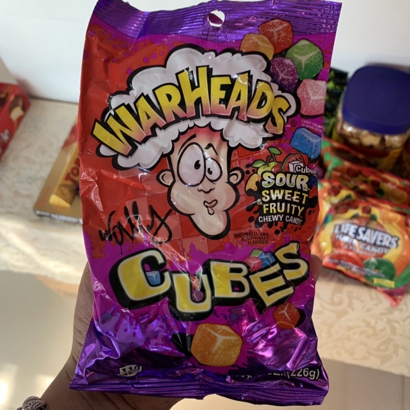 Warheads Cubes Sour Sweet Gummy 226g | Shopee Philippines