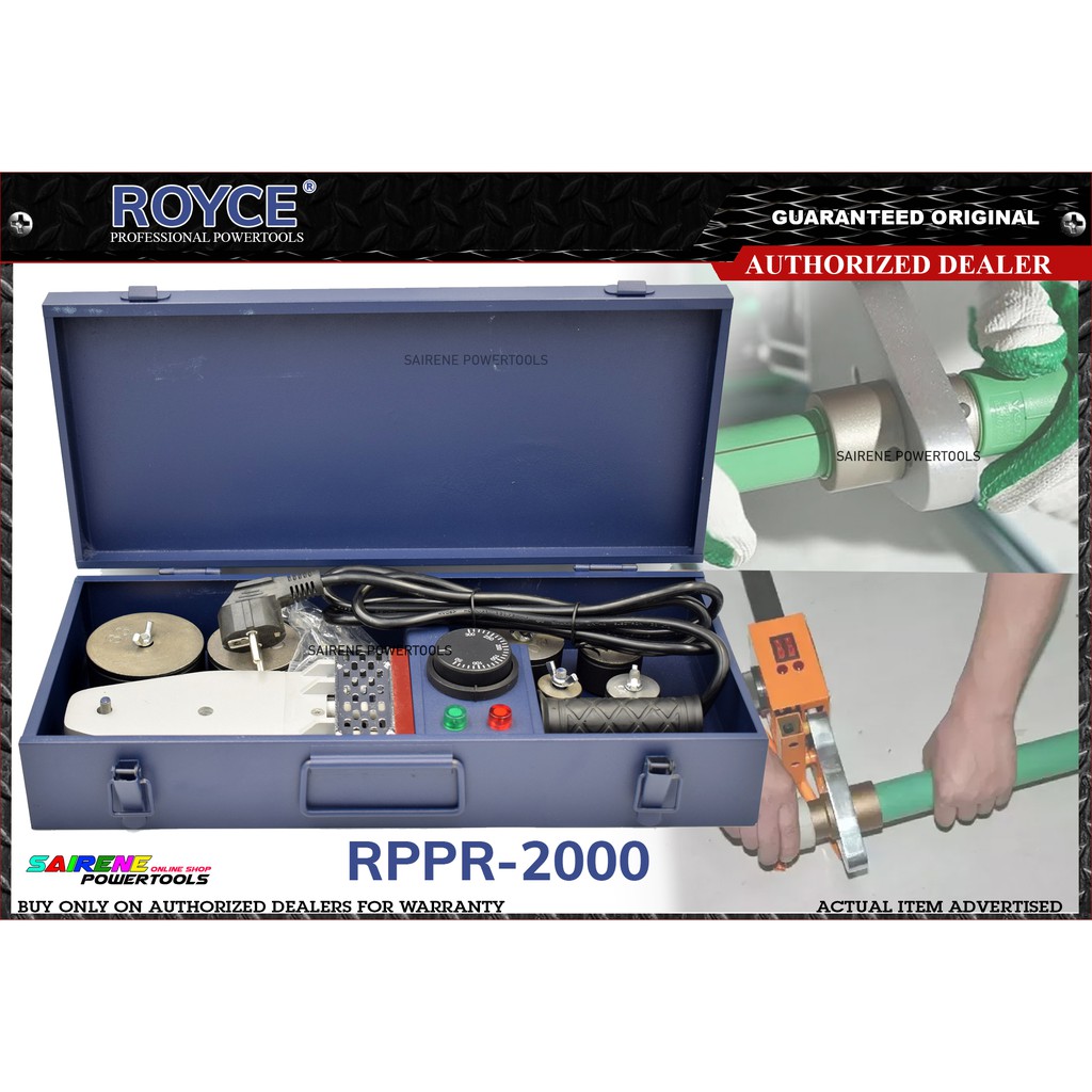 ORIGINAL ROYCE PROFESSIONAL 2000w PP-R PVC / PLASTIC WELDING MACHINE ...