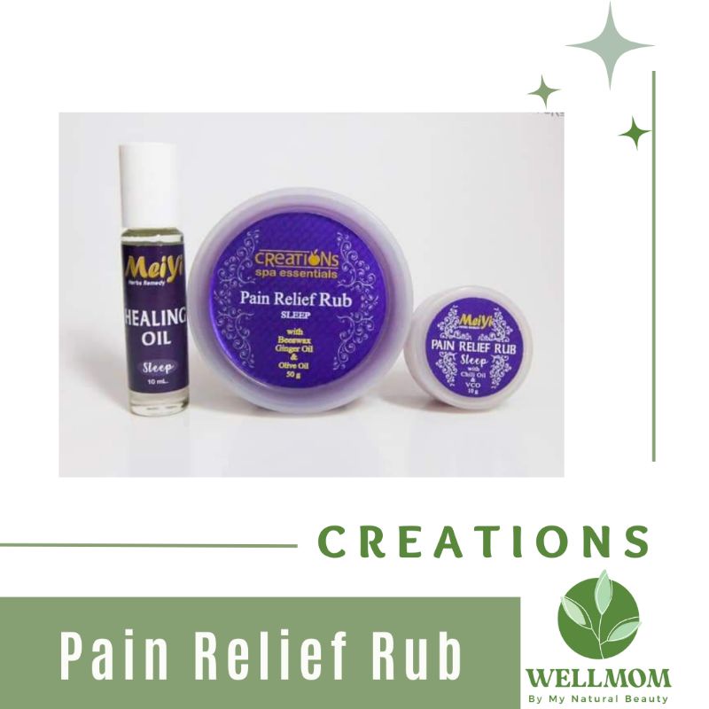 Creations Spa Essentials Pain Relief Rub and Healing Oil / Meiyi ...