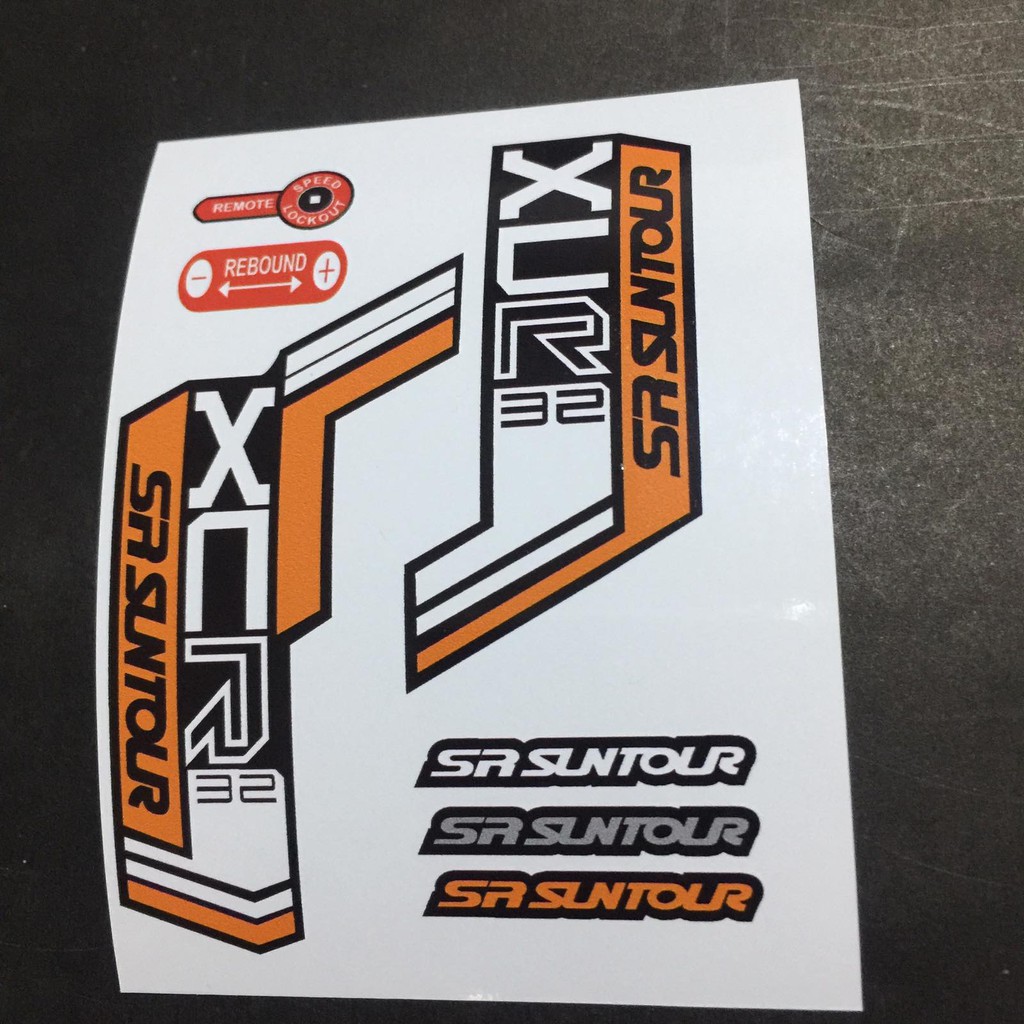 SR Suntour xcr 32 / Customize color ( Fork Decals / Bike sticker fork ...