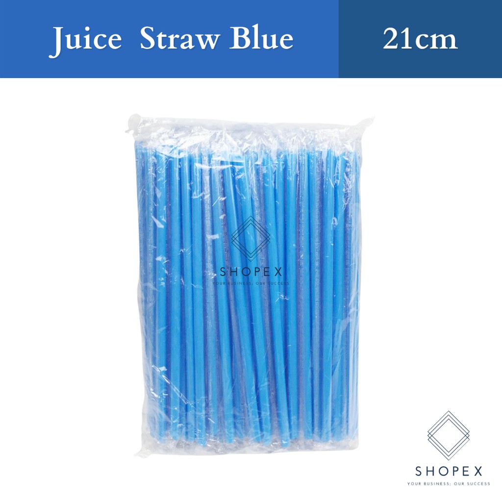 Thin Straw Individual Wrapped (100 pcs/ pack)/ Assorted Juice Straw ...