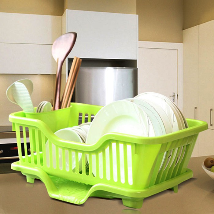 Plastic Dish Drying Rack Dish Drainer | Shopee Philippines