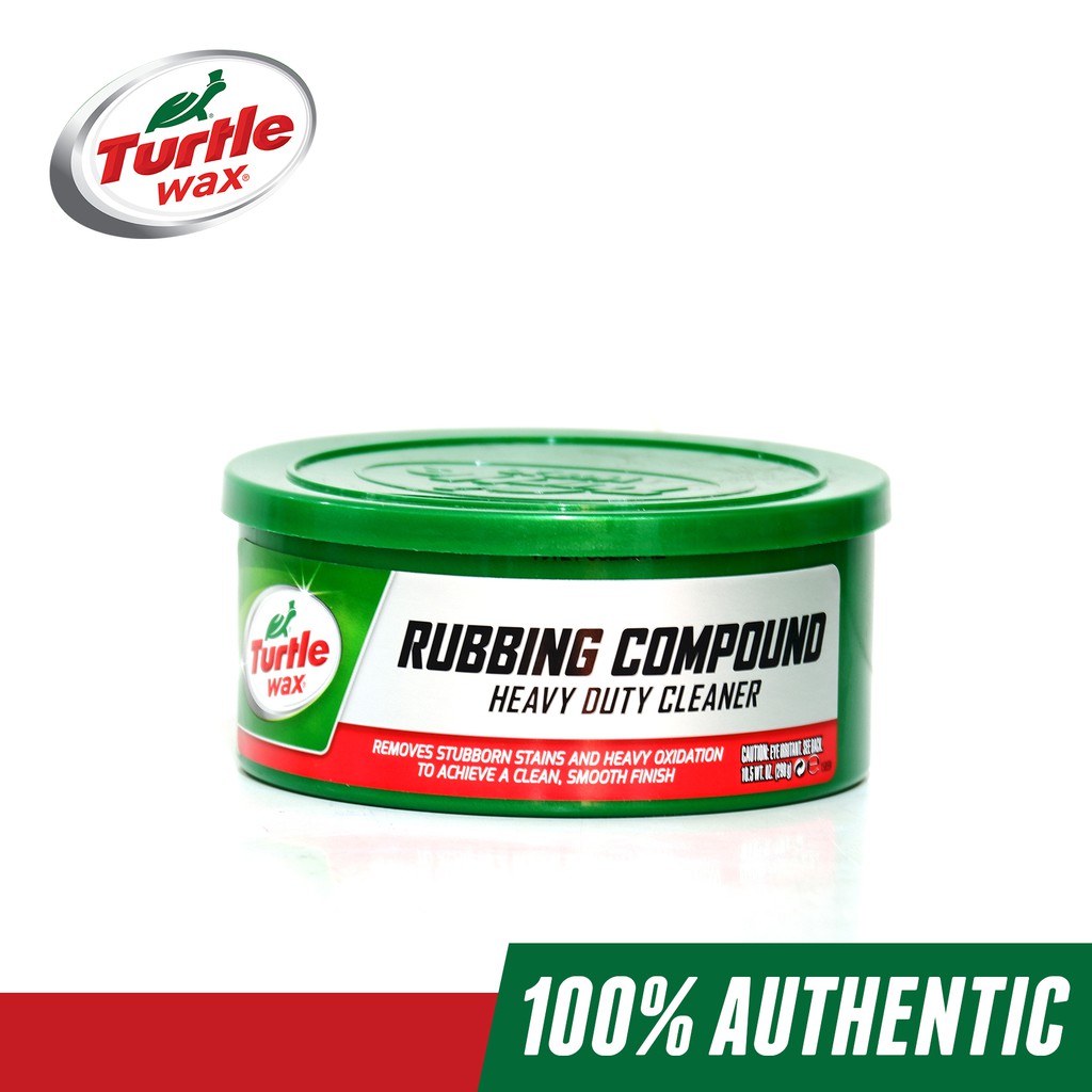 Turtle Wax Rubbing Compound Paste Heavy-Duty Cleaner 10.5 oz T-230A ...