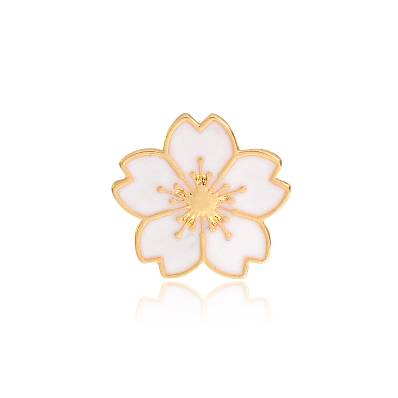 Cute Colorful Flower Plant Enamel Pin Lily Tulip Sunflower Iris Morning ...