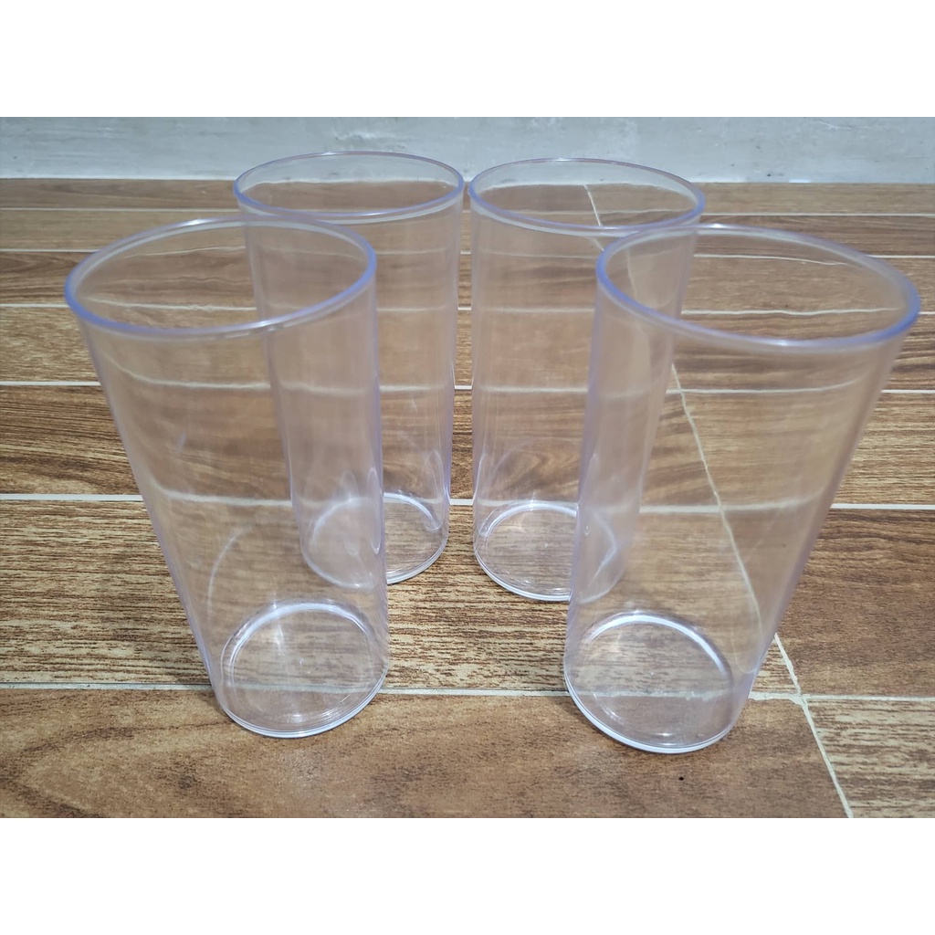 set of 4pcs. drinking glasses / baso / juice & water cup / fast food ...