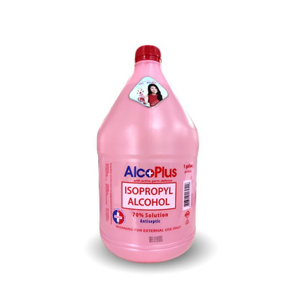 Alcoplus Red 70% Isopropyl Alcohol (1 Gallon) | Shopee Philippines